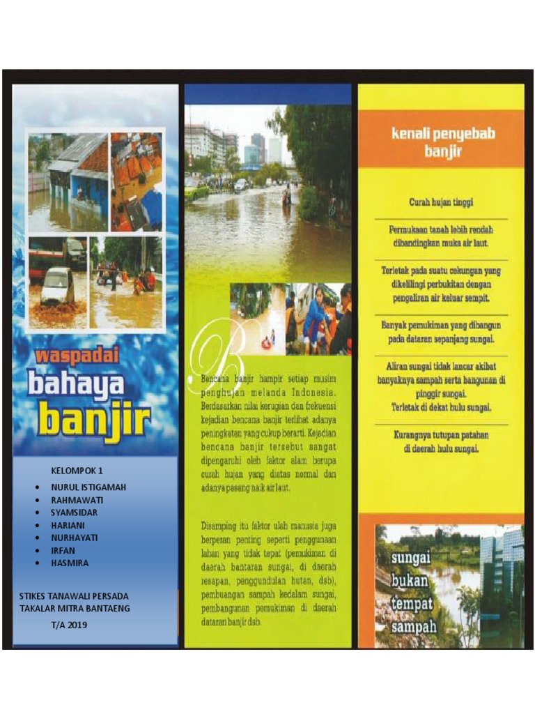 Leaflet Banjir | PDF