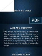 Teoryang Pangwika | PDF