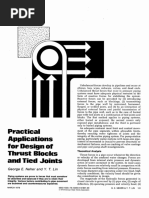 Thrust Block Specifications and Dimensions | PDF | Concrete | Materials