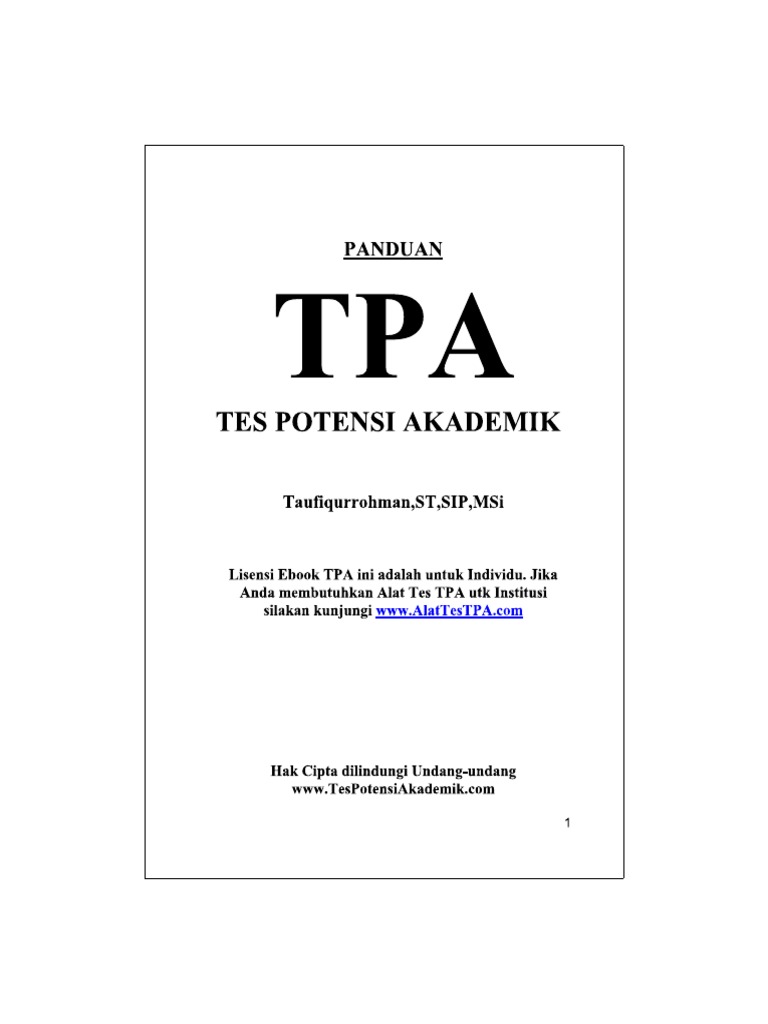 Tpa 1 2 3 PDF