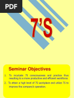 7S Standards of Good Housekeeping Checklist | PDF | Cabinetry | Safety