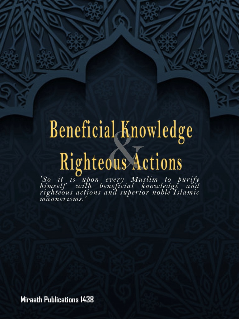 Beneficial Knowledge Righteous Action | PDF | Hadith | Abrahamic Religions