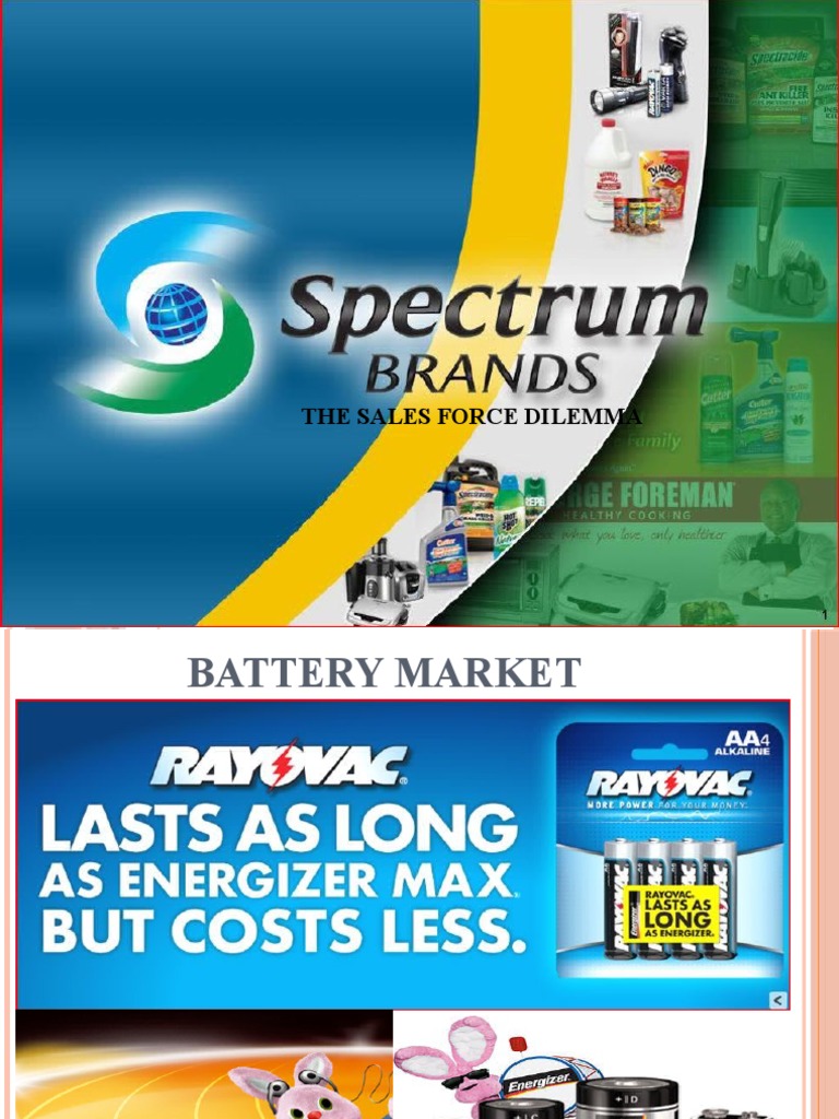 Spectrum Brands: The Sales Force Dilemma