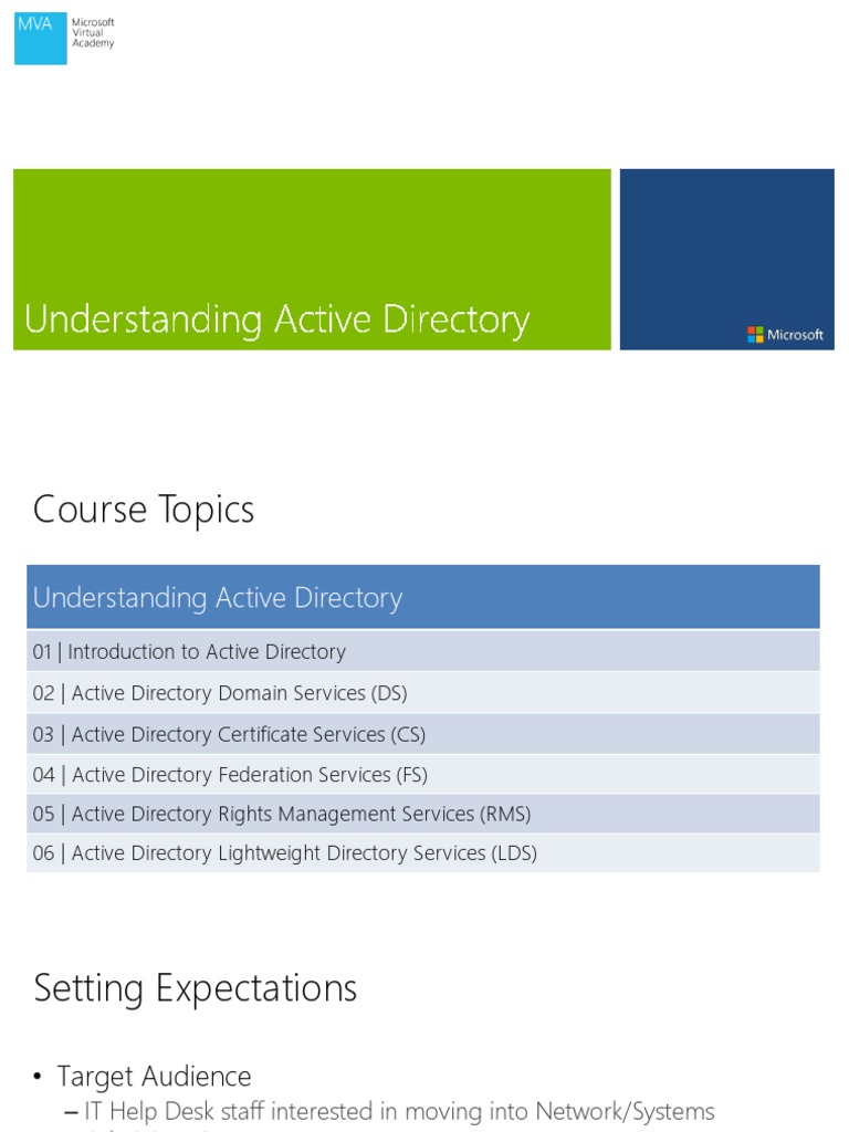 Introduction To Active Directory | PDF | Active Directory | Public Key ...