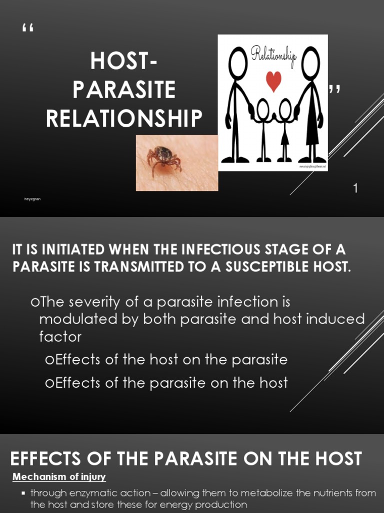 Host-Parasite Relationship: Heyzgran | PDF | Parasitism | Infection