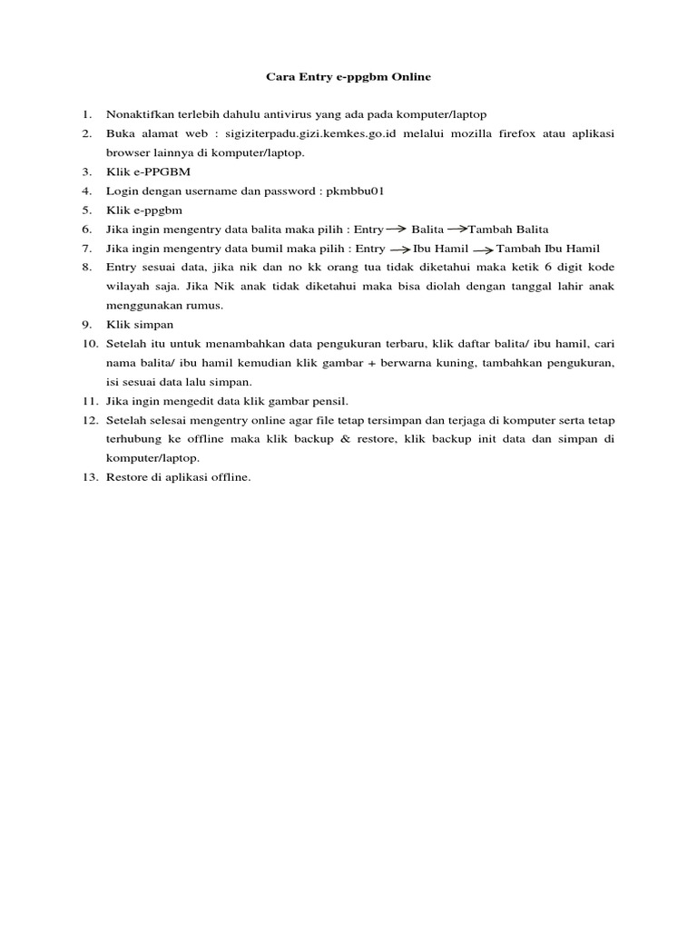 Panduan Eppgbm | PDF