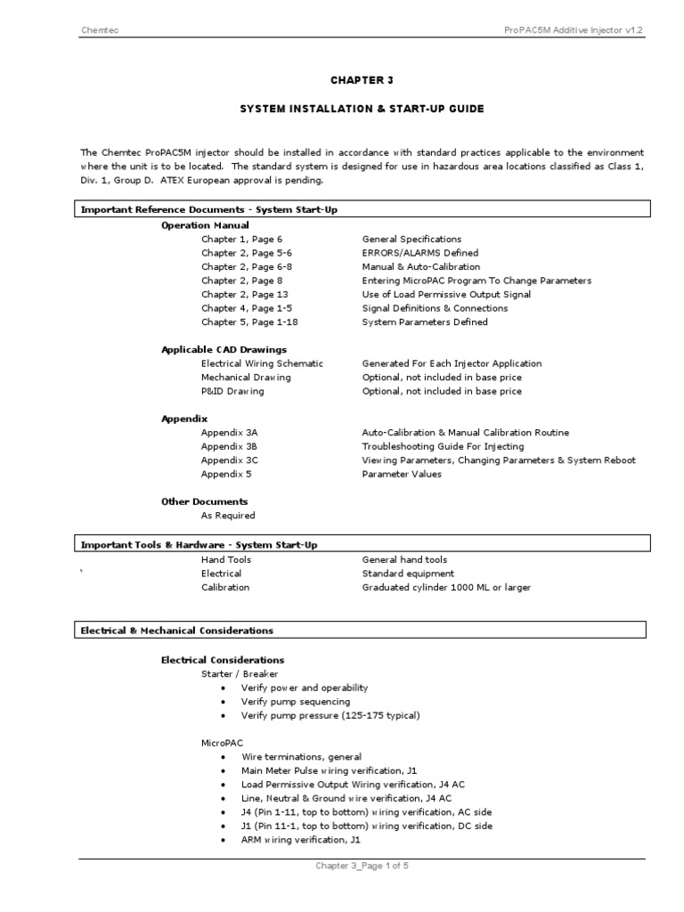 Chapter 3 - ProPAC5M Manual v1.2 | PDF | Calibration | Volume