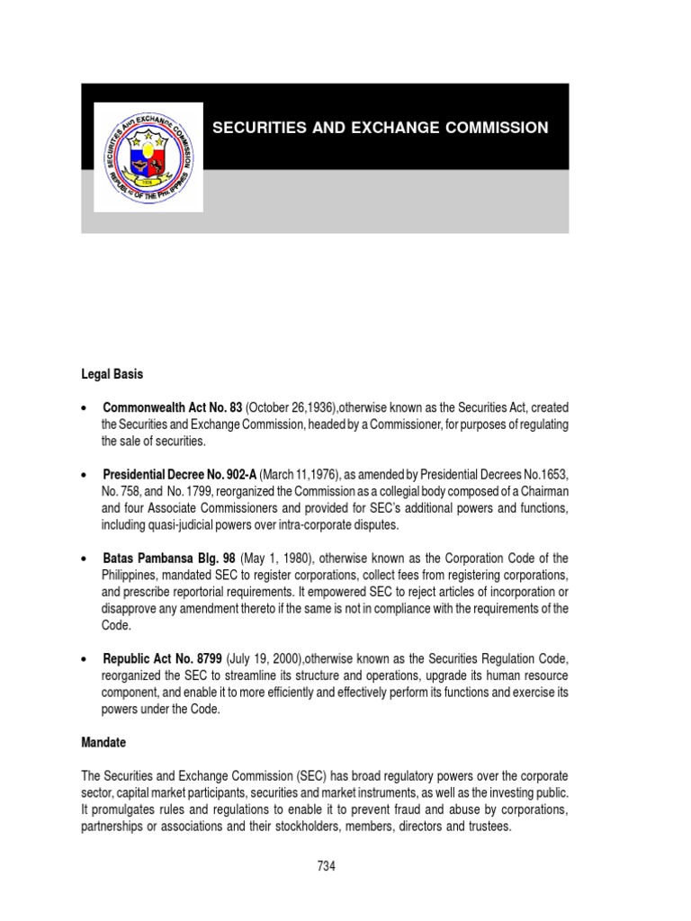 SEC Logical Framework | PDF | U.S. Securities And Exchange Commission ...