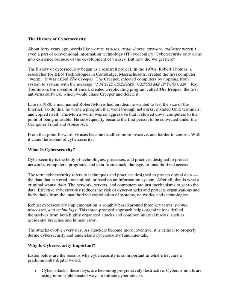 Cyber Security Notes | Download Free PDF | Information Security ...