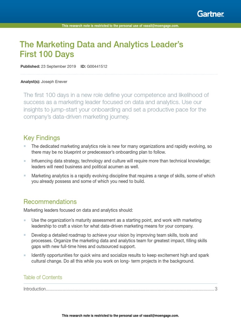 The Marketing Data and Analytics | PDF | Analytics | Marketing
