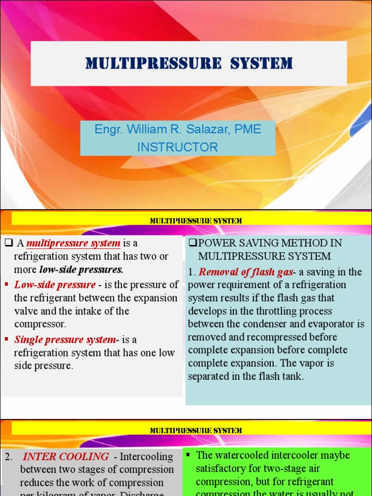Power Savings in Multi-Pressure Refrigeration | PDF | Refrigeration ...