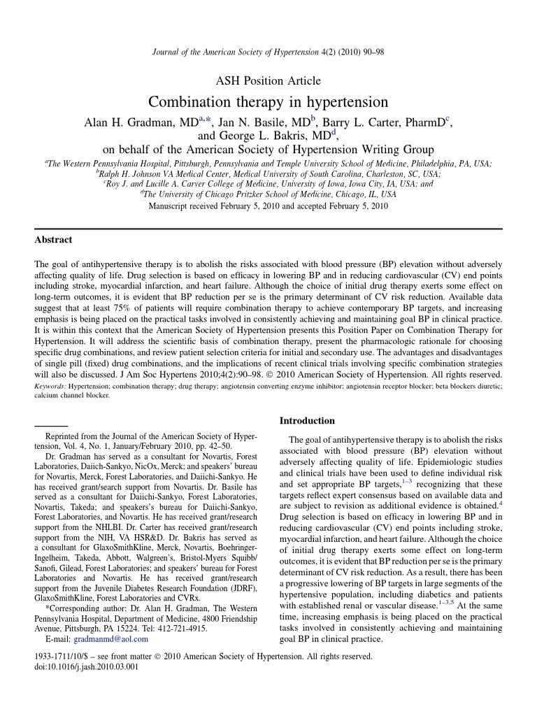 Pi Is 1933171110000434 | PDF | Hypertension | Medical Treatments