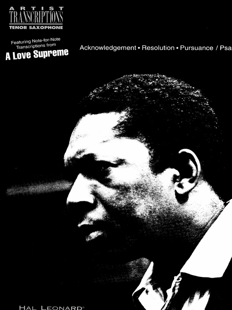 John Coltrane - Solo Transcriptions | PDF