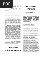 BP 344 Accessibility Law | PDF | Wheelchair | Public Transport