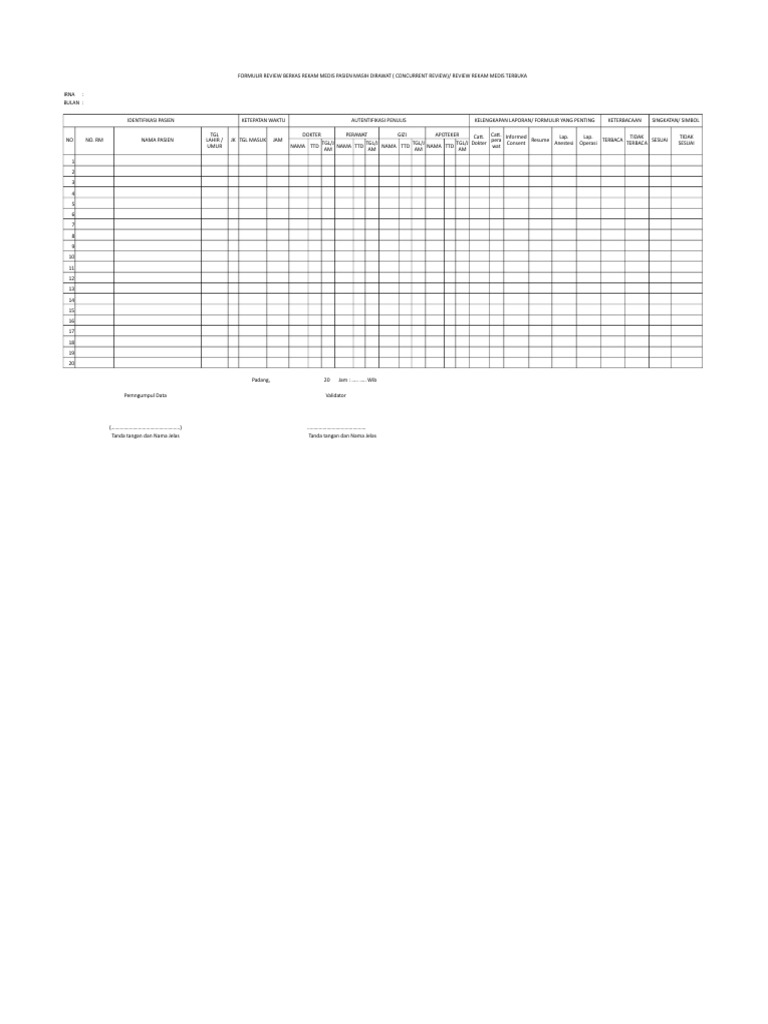 Review Rekam Medis Terbuka | PDF