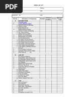 Pre-Delivery Inspection Checklist - Cars | PDF | Land Vehicles ...