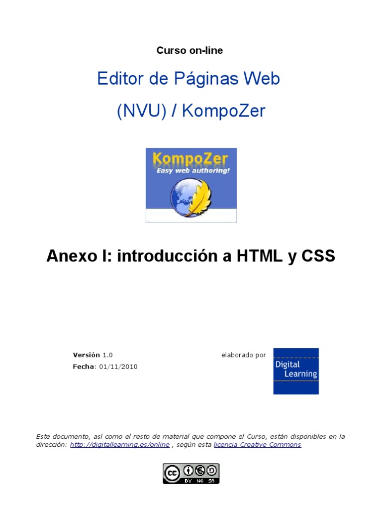 Introducción A HTML y CSS | PDF | HTML | Hojas de estilo en cascada