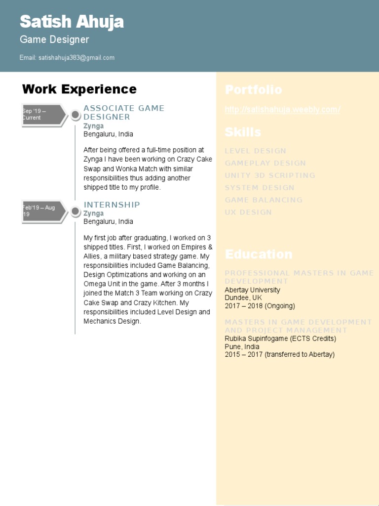 Satishahuja Resume | PDF | Learning | Behavior Modification