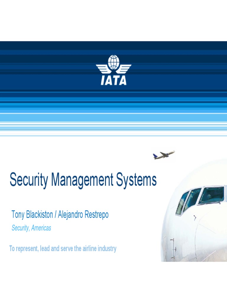 IATA Security Management Systems - ICAO Workshop BOG | Risk Management ...