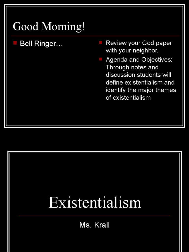 Existentialism Ppt Pdf Existentialism Thus Spoke Zarathustra