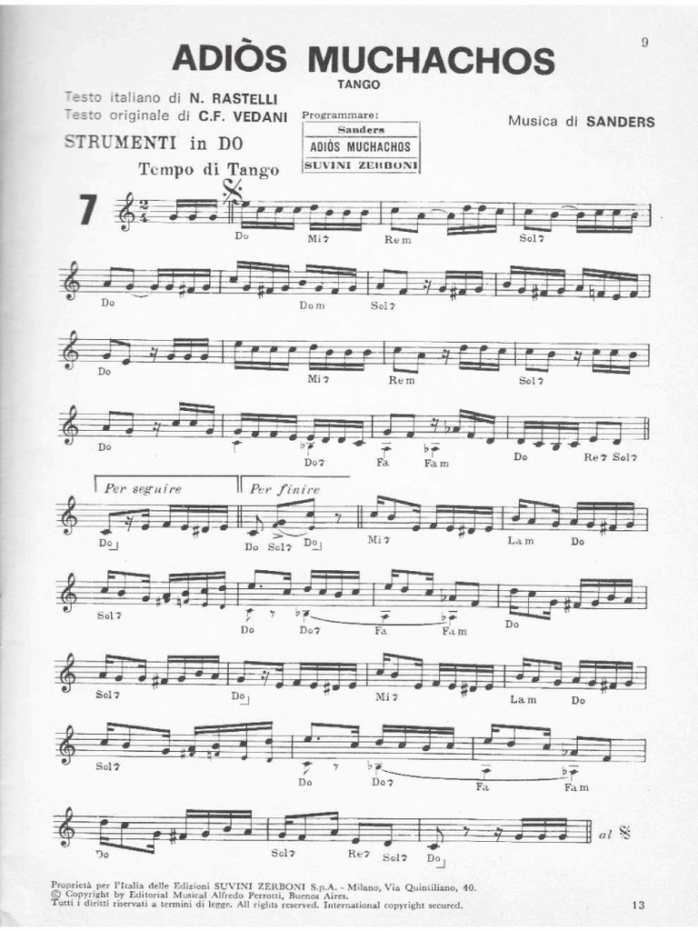 Adios Muchachos | PDF