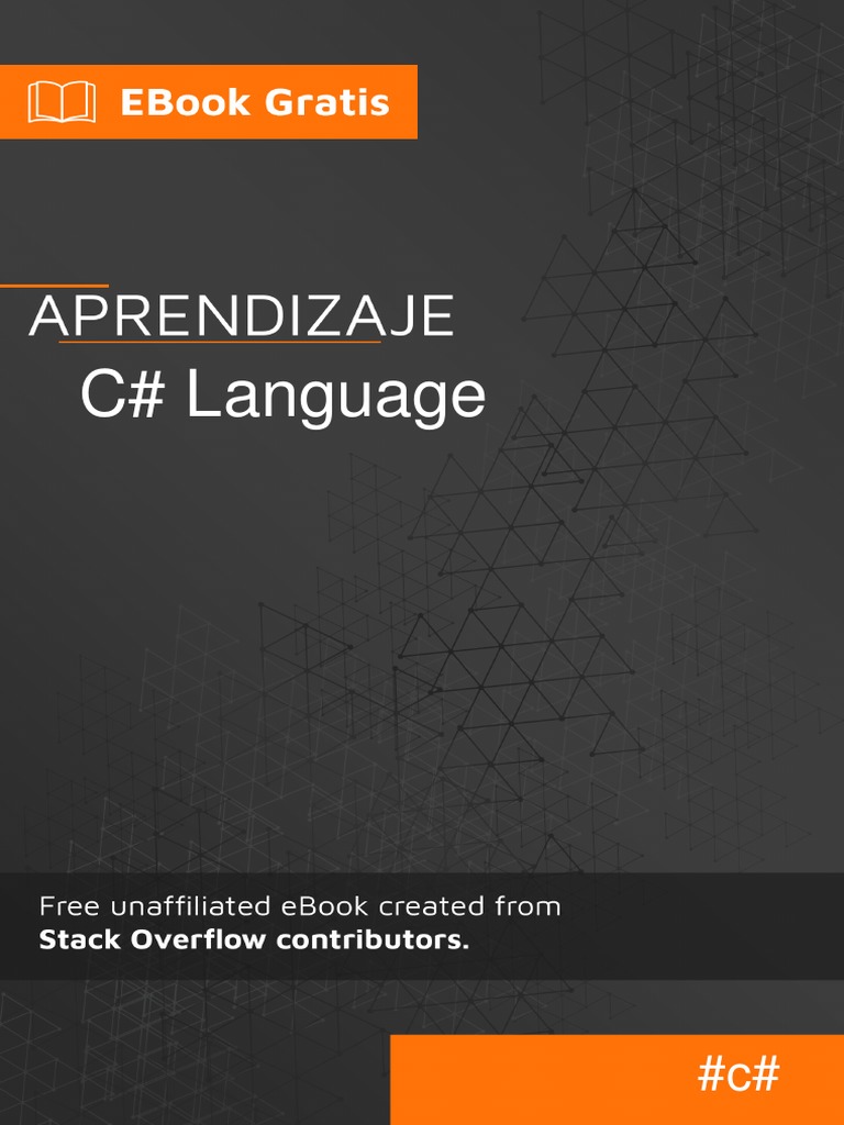 Aprendizaje C# Languaje | PDF | C Sharp (lenguaje de programación) | .NET Framework