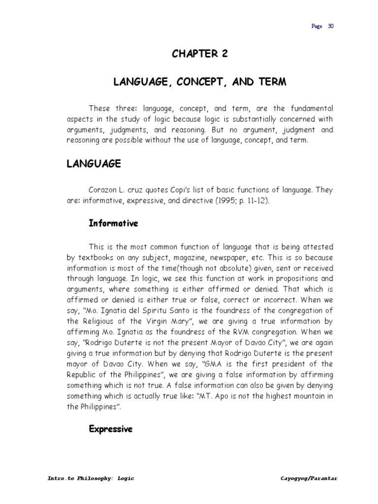 Chapter 2 | PDF | Concept | Existence