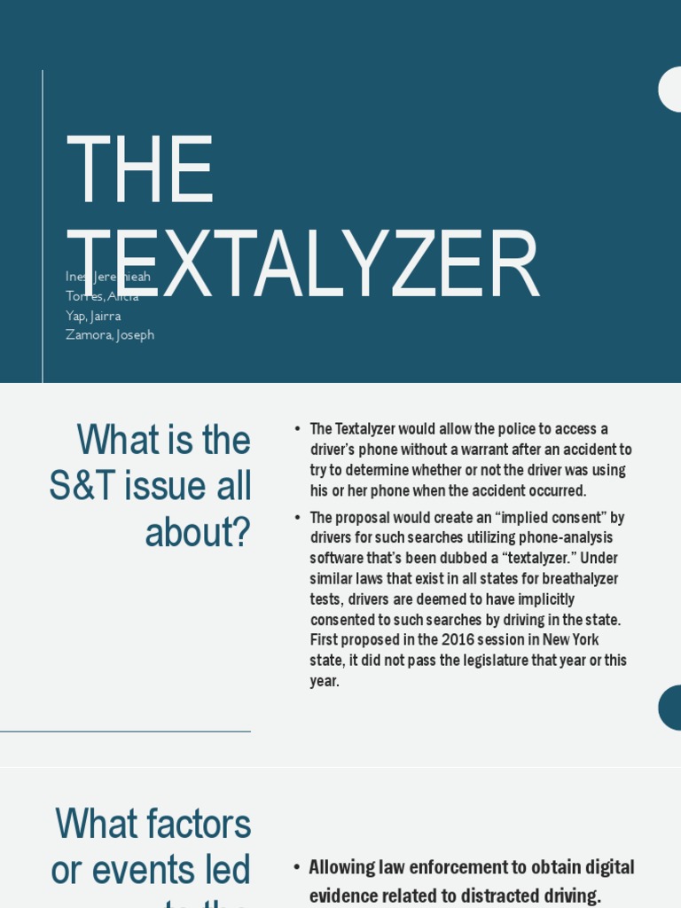 THE Textalyzer: Ines, Jeremieah Torres, Alicia Yap, Jairra Zamora ...