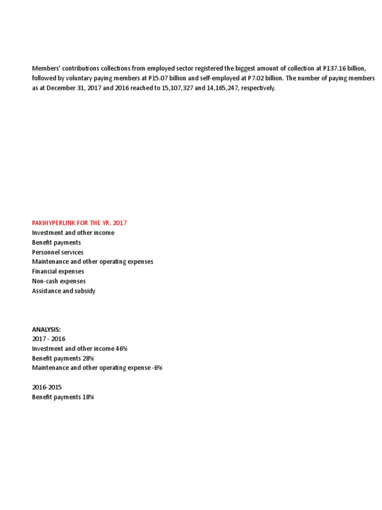 SSS Income Statement | PDF | Expense | Income