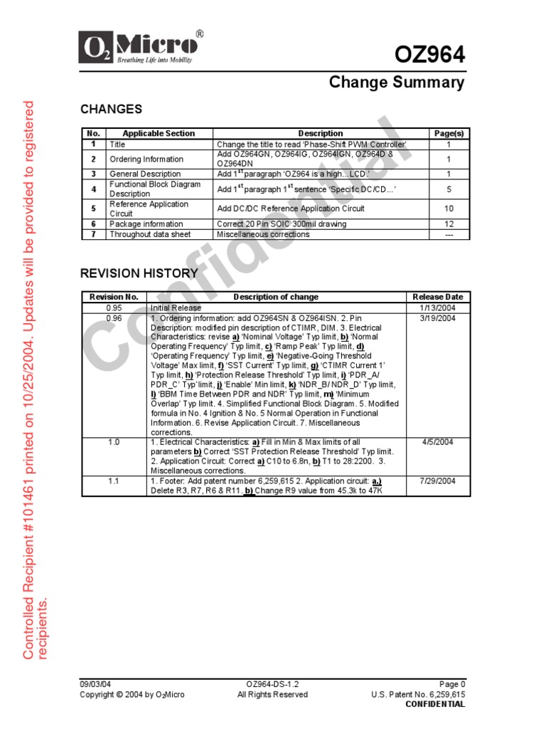 Oz964gn PDF | Download Free PDF | Fluorescent Lamp | Capacitor
