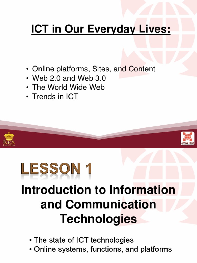 ICT in Our Everyday Lives | PDF | World Wide Web | Internet & Web