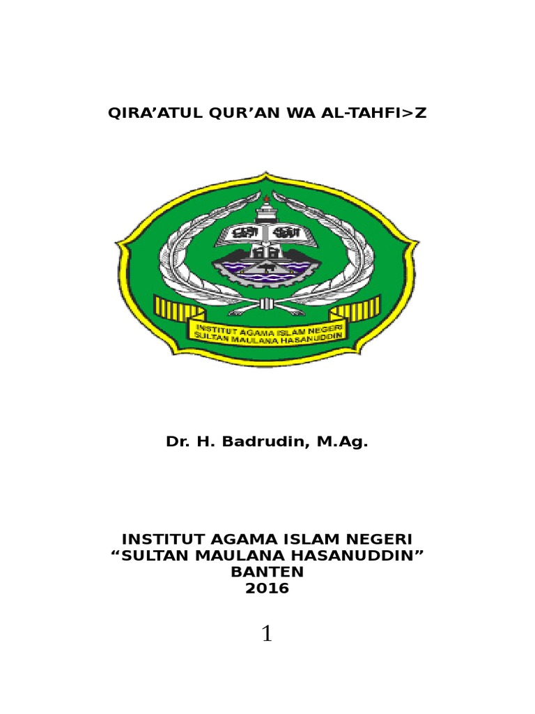 QQWT Qiroatul Quran Wa Al-Tahfidz | PDF