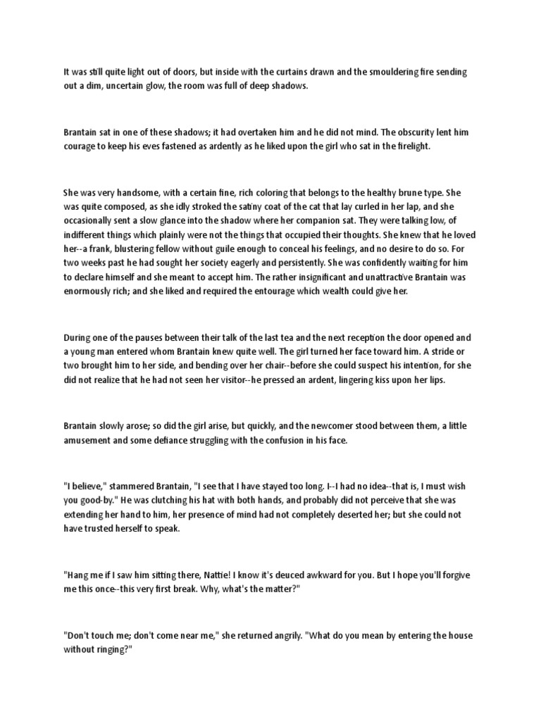 The Kiss - Kate Chopin | PDF