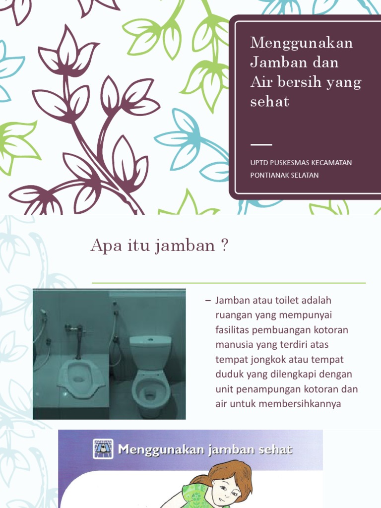 Menggunakan Jamban Dan Air Bersih | PDF