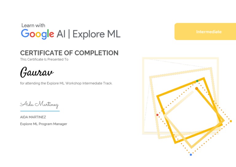 ML Certificate | PDF