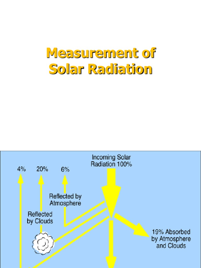Solar Radiation Measurements | PDF | Physical Phenomena | Applied And ...
