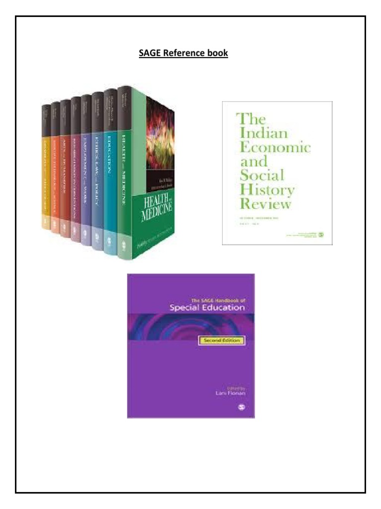 SAGE Reference Book | PDF | Publishing | Books