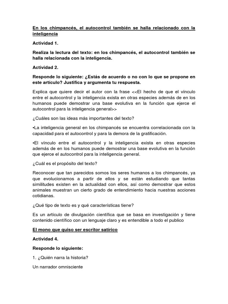 Actividades de Aprendizaje | PDF | Narración | Narrativa