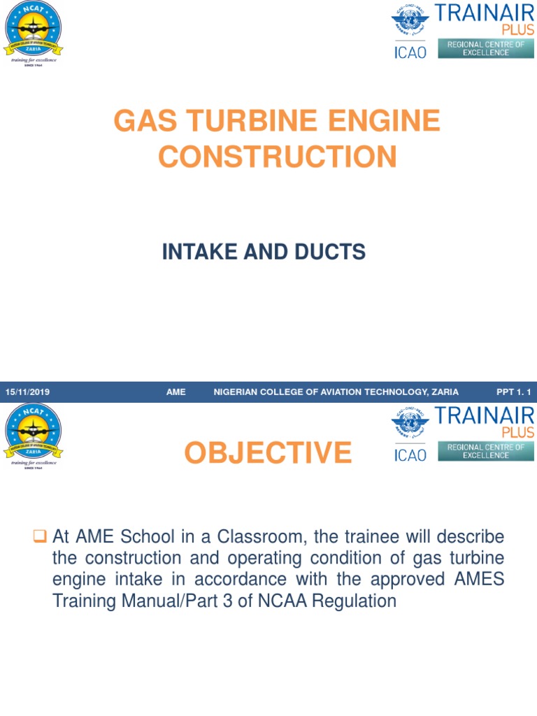 Gas Turbine Engine Construction: Intake and Ducts | PDF | Shock Wave ...