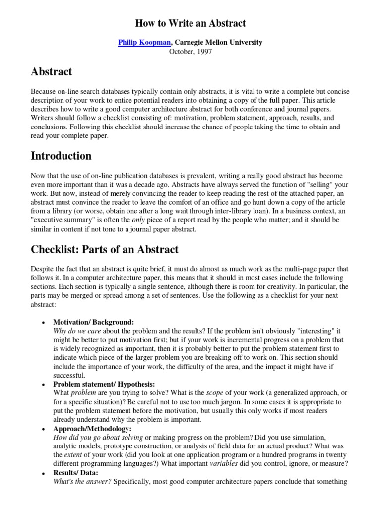 How To Write Abstracts | PDF | Beta Lactamase | Antimicrobial Resistance