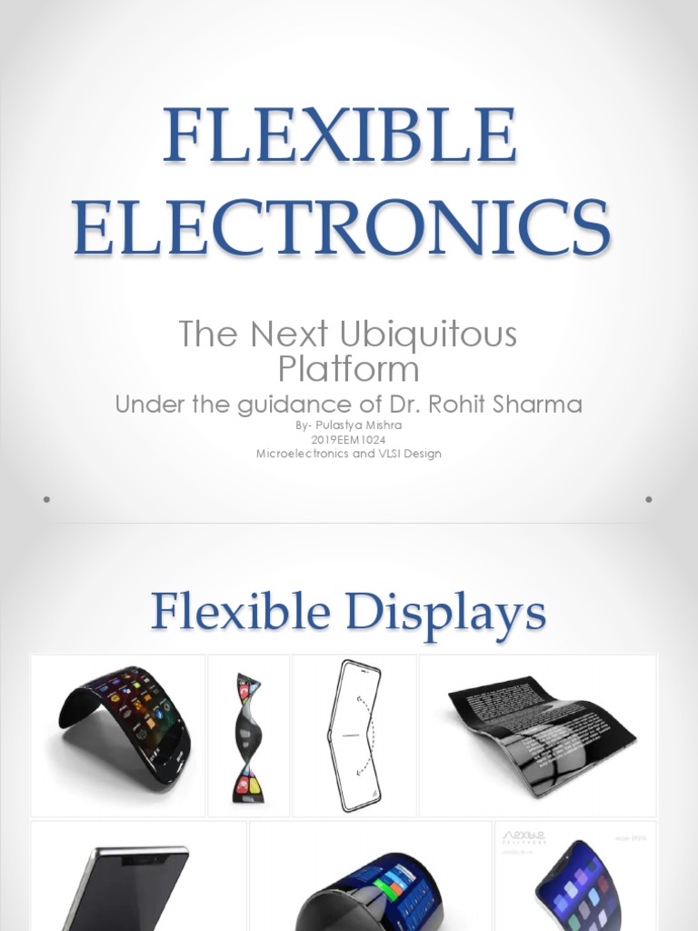 Flexible Electronics | PDF | Semiconductor Device Fabrication | Electronics