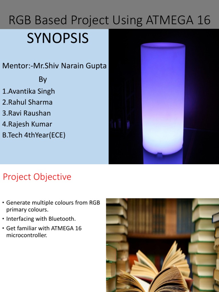 RGB Based Project Using ATMEGA 16 | PDF | Rgb Color Model | Microcontroller