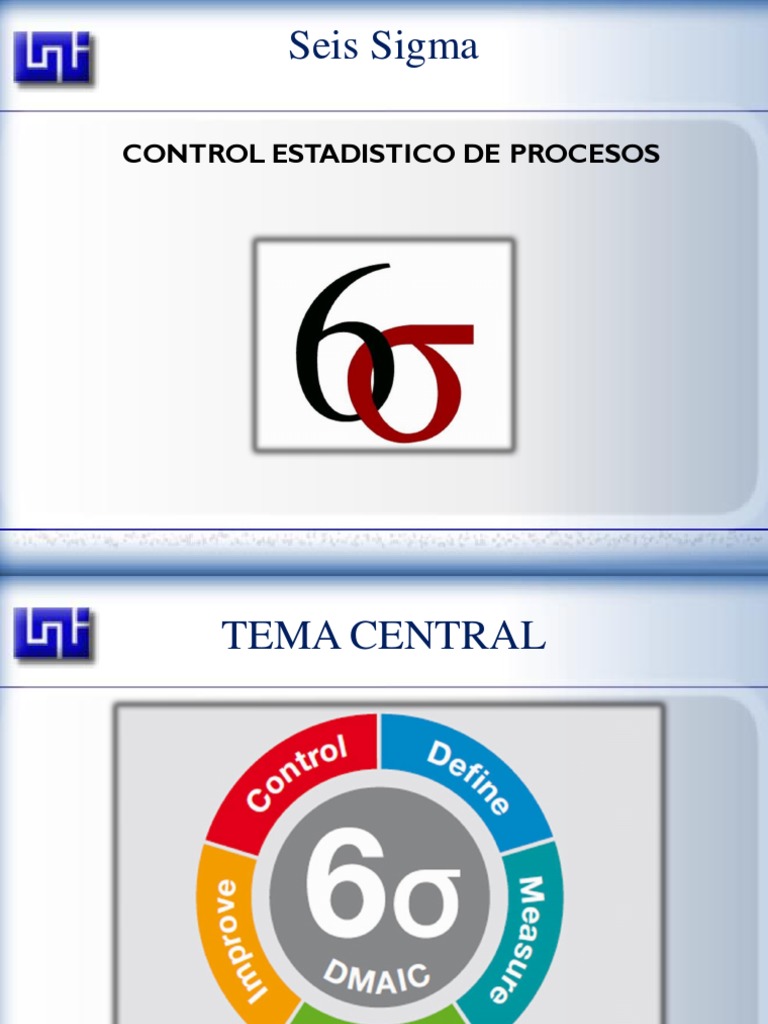 Clase 6 Sigma | PDF | Six Sigma | Gestión de Procesos de Negocio