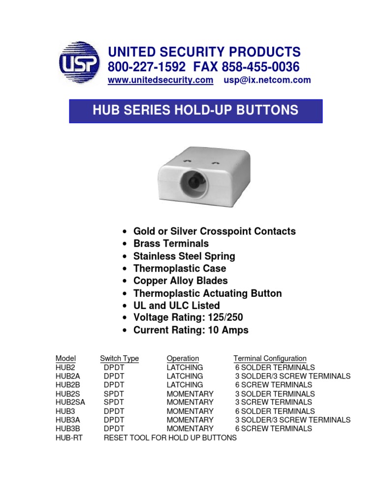HUB2SA | PDF | Switch | Components