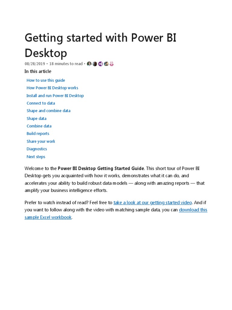 Power BI Guide | Download Free PDF | Business Intelligence | Icon ...