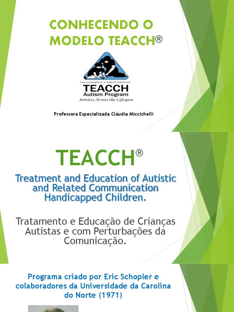 Conhecendo o Modelo Teacch | PDF | Aprendizado | Ciência cognitiva