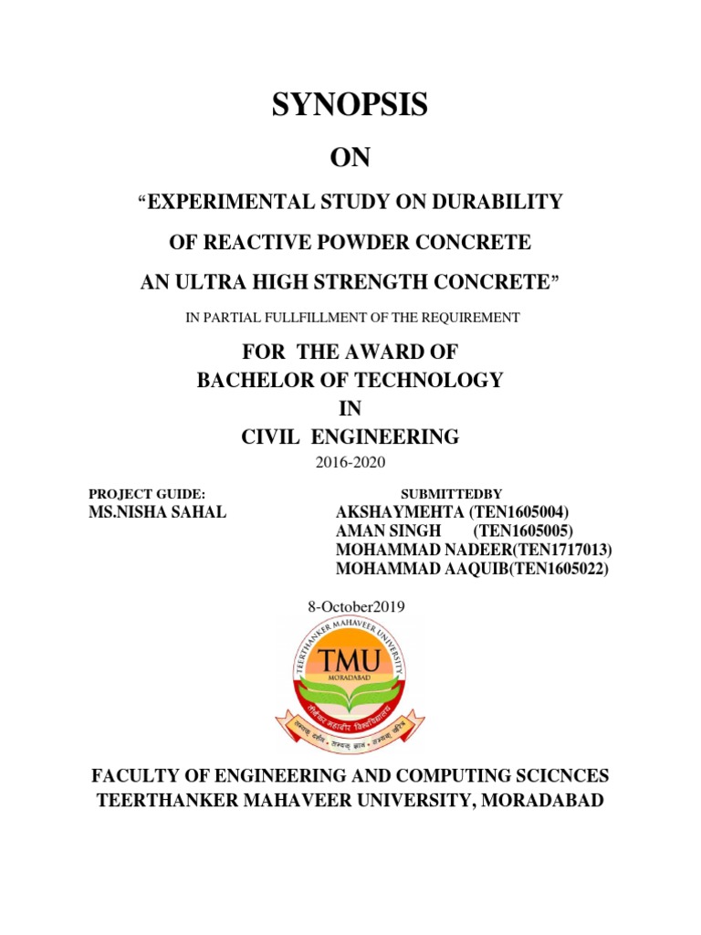 Synopsis Front | PDF