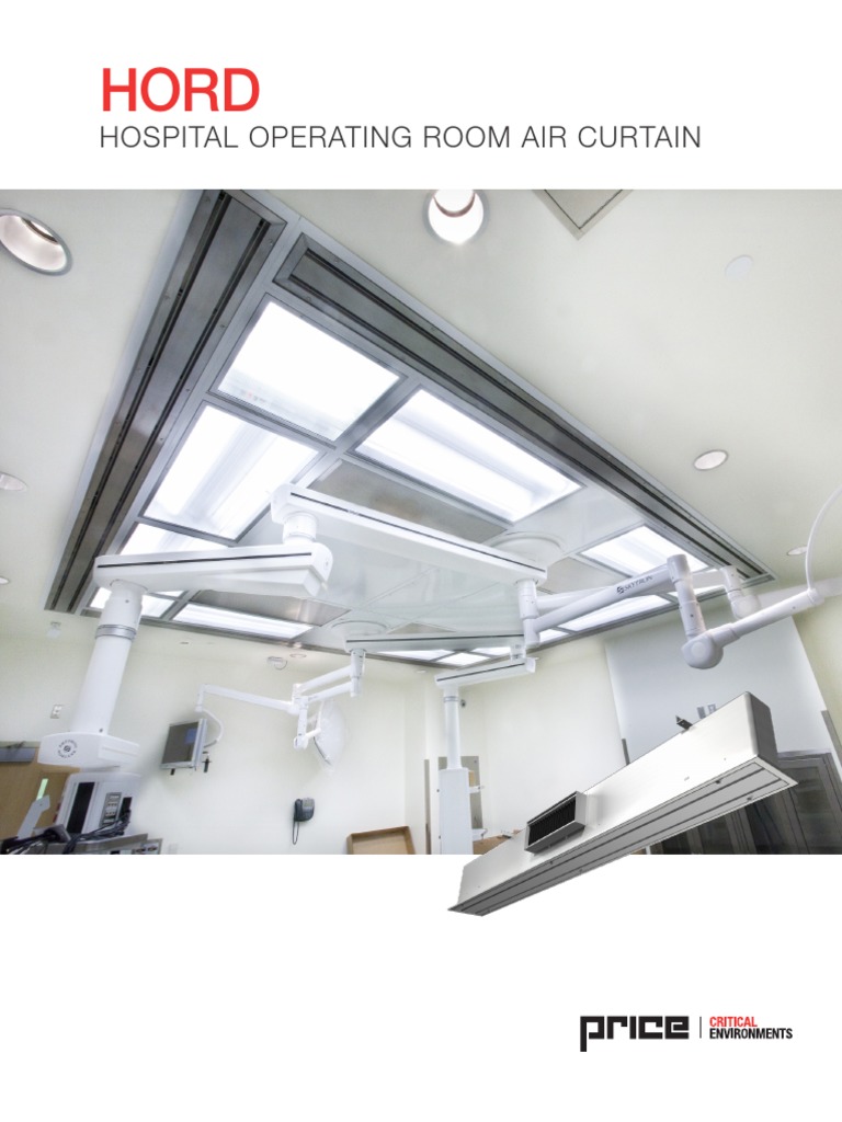 Hord Hospital Operating Room Air Curtain Catalog | PDF | Duct (Flow ...