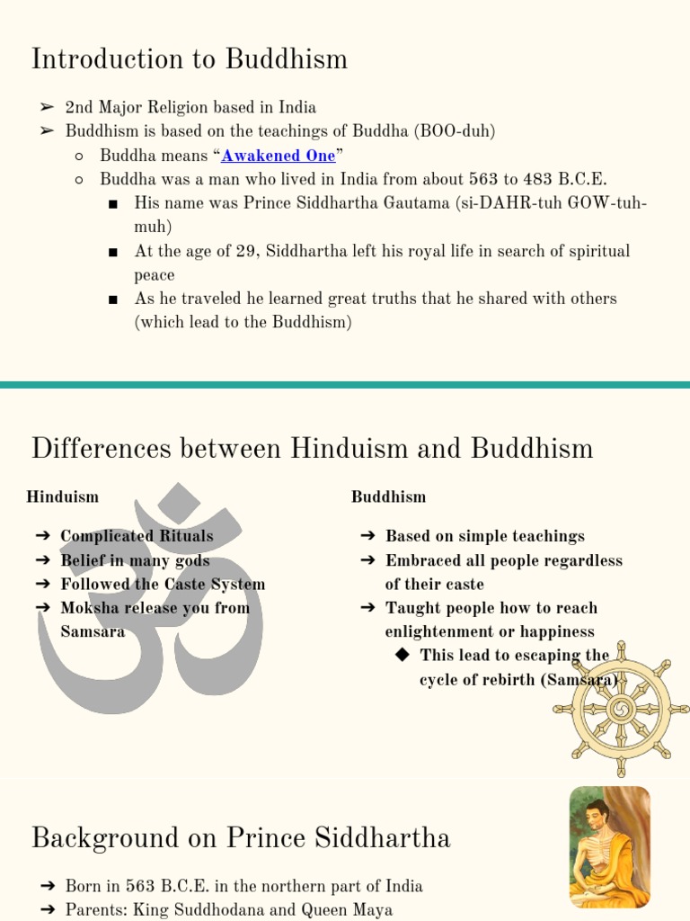 Buddhism in A Nutshell | PDF | Gautama Buddha | Enlightenment In Buddhism