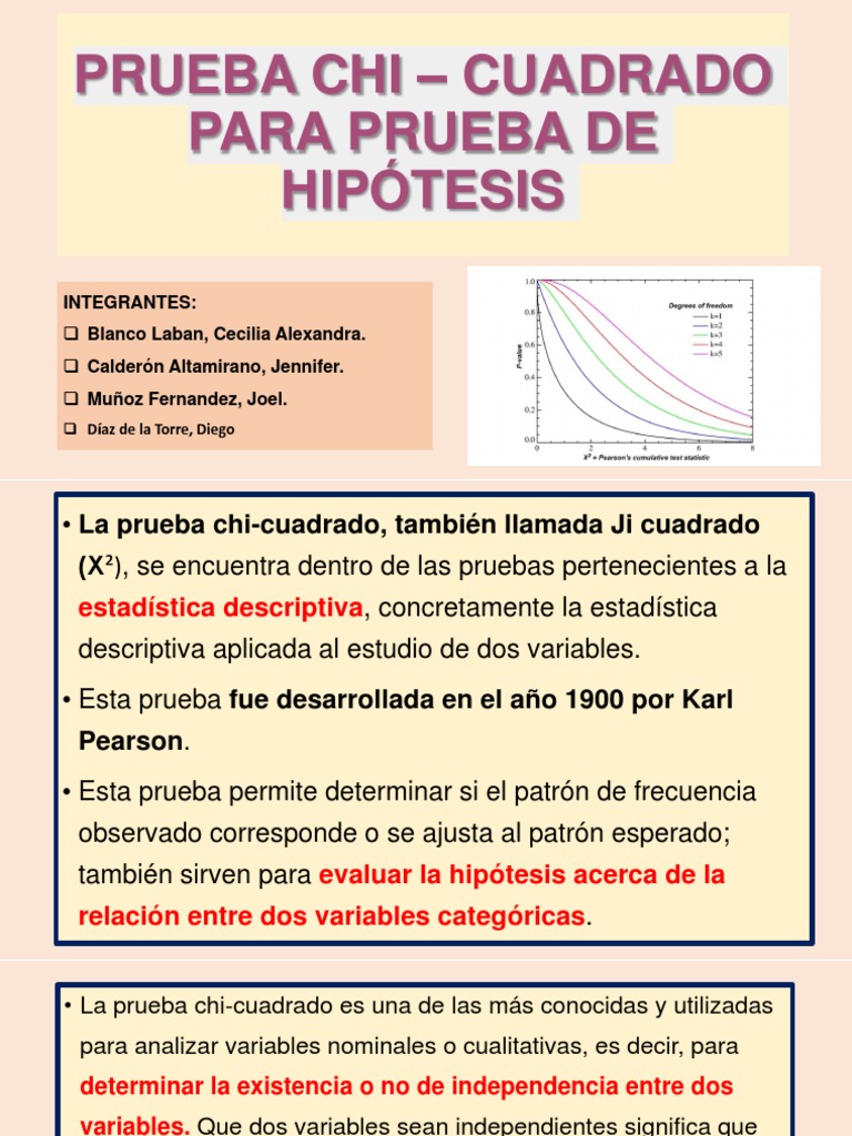 Prueba Chi Cuadrado | PDF | Hipótesis | Estadísticas